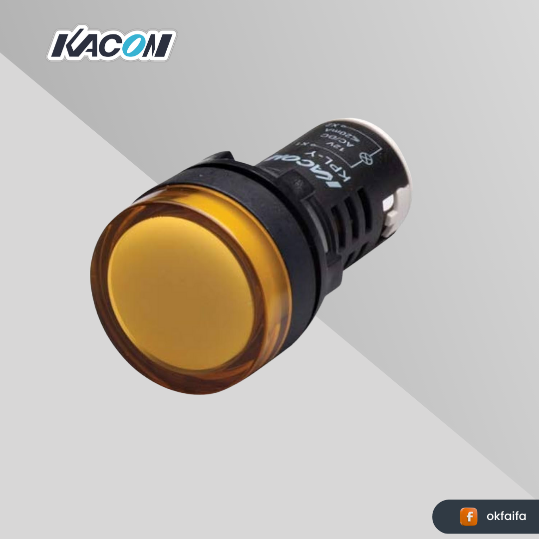 Kacon Control Switch Ø8 [KL0822G 220V Illuminated LED Pilot Lamp Round]