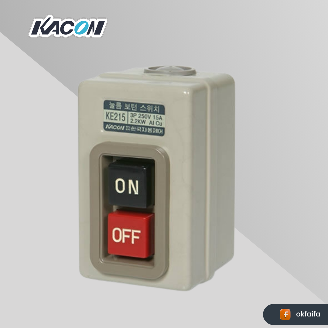 Kacon POWER PUSH BUTTON SWITCH [KE-230 PUSH BUTTON SWITCH 3 pole & 2(ON ...