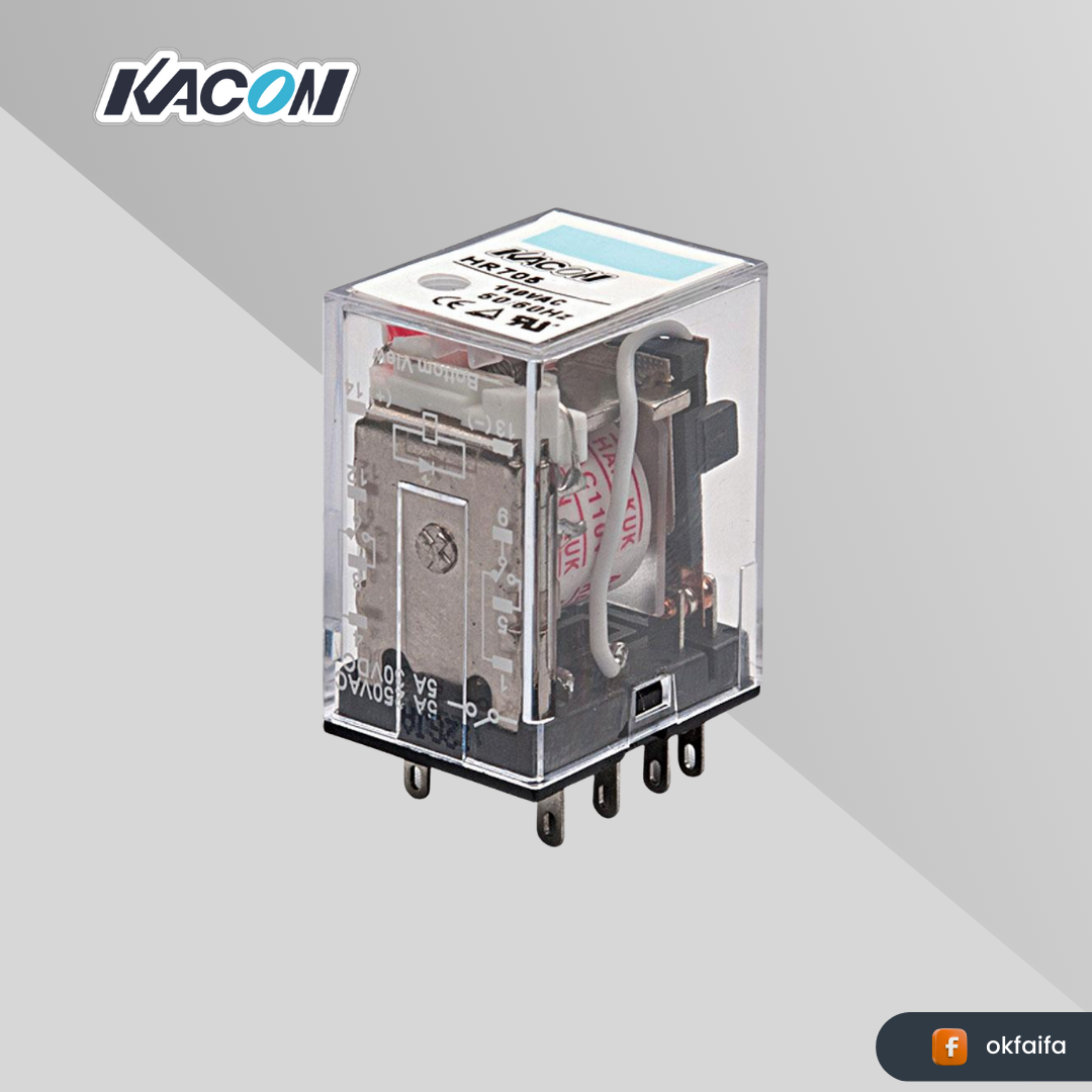 Kacon Relay [730-2TR 220VAC,2N/O 30Vdc 25A, 275Vac 25A]